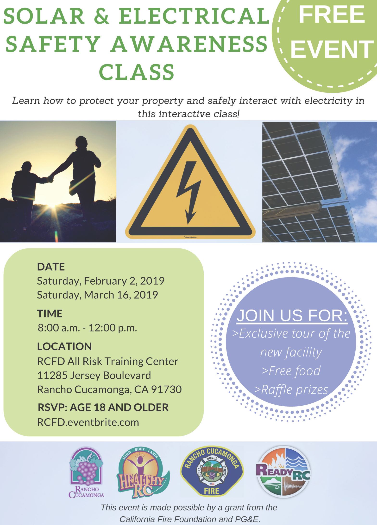 City of Rancho Cucamonga Solar & Electrical Safety Awareness Class - SBCTA