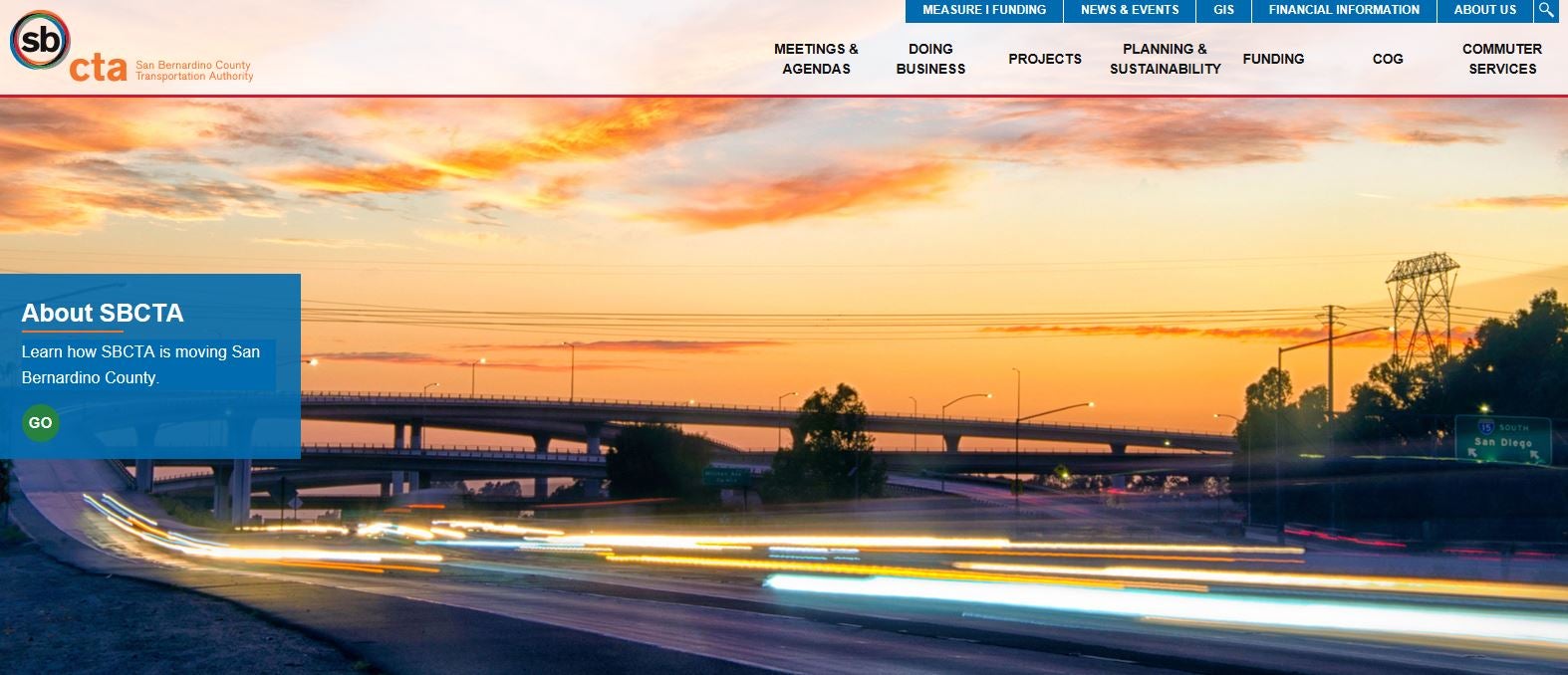 goSBCTA.com Introduces New Look and Feel to Visitors - SBCTA