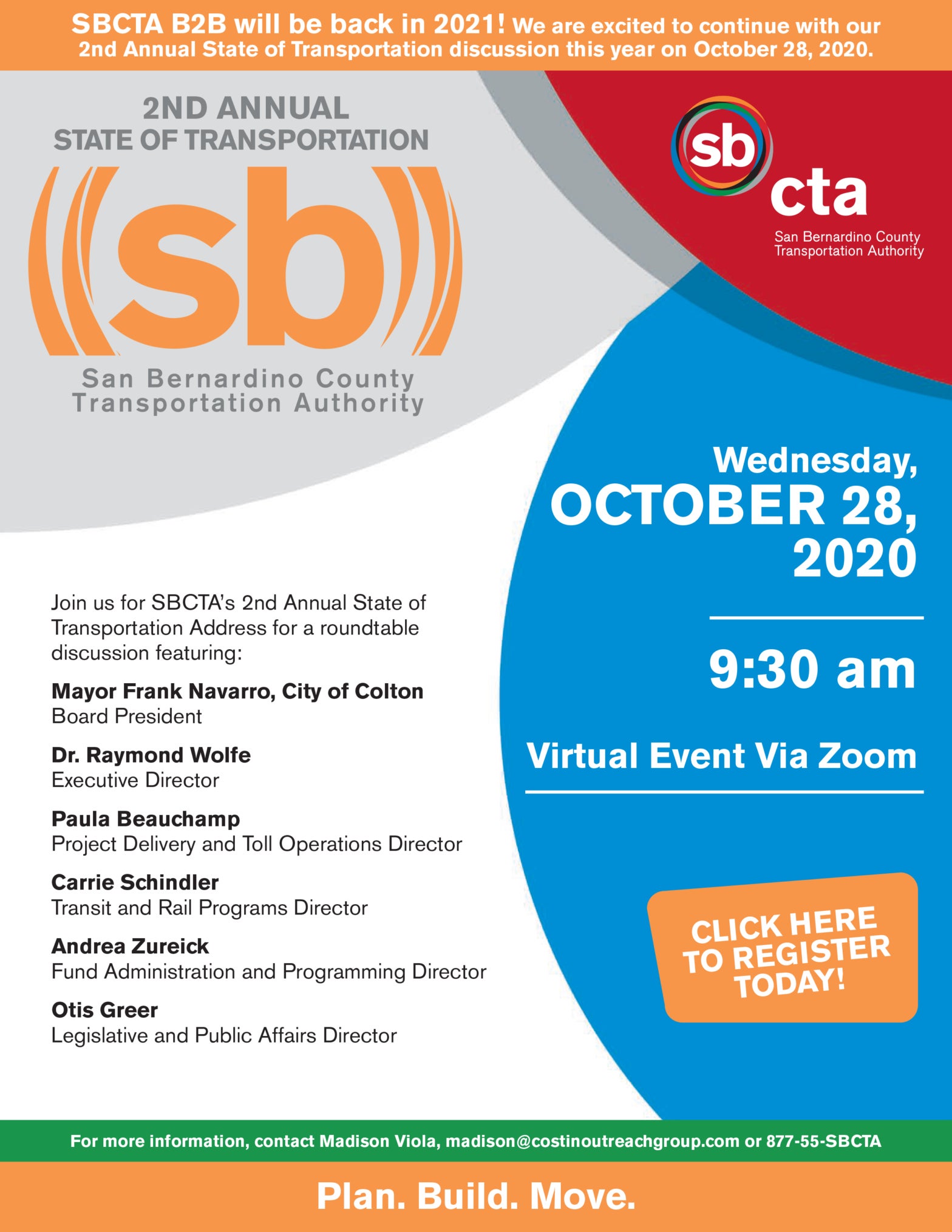 2nd Annual State of Transportation - SBCTA