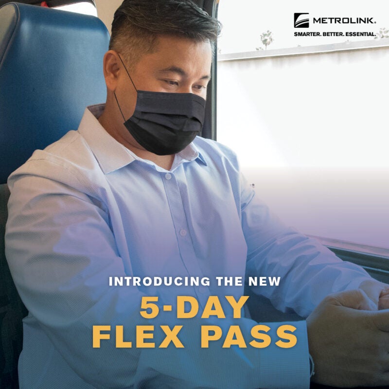 Metrolink Introduces 5-Day Flex Pass - SBCTA