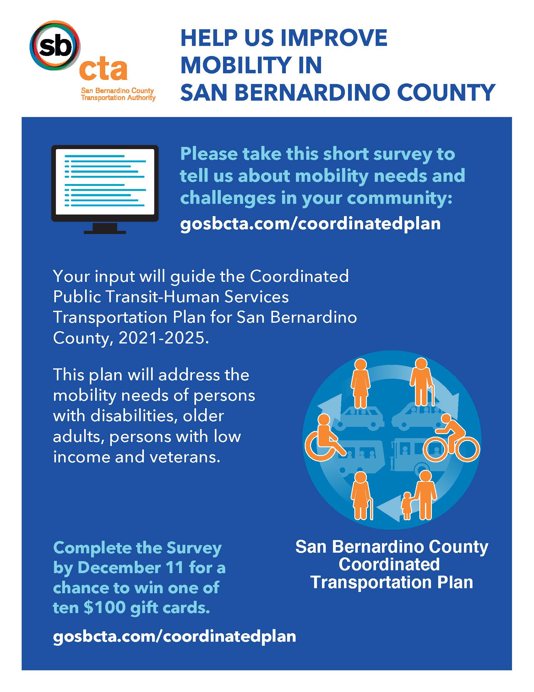 Help Us Improve Mobility in San Bernardino County - SBCTA
