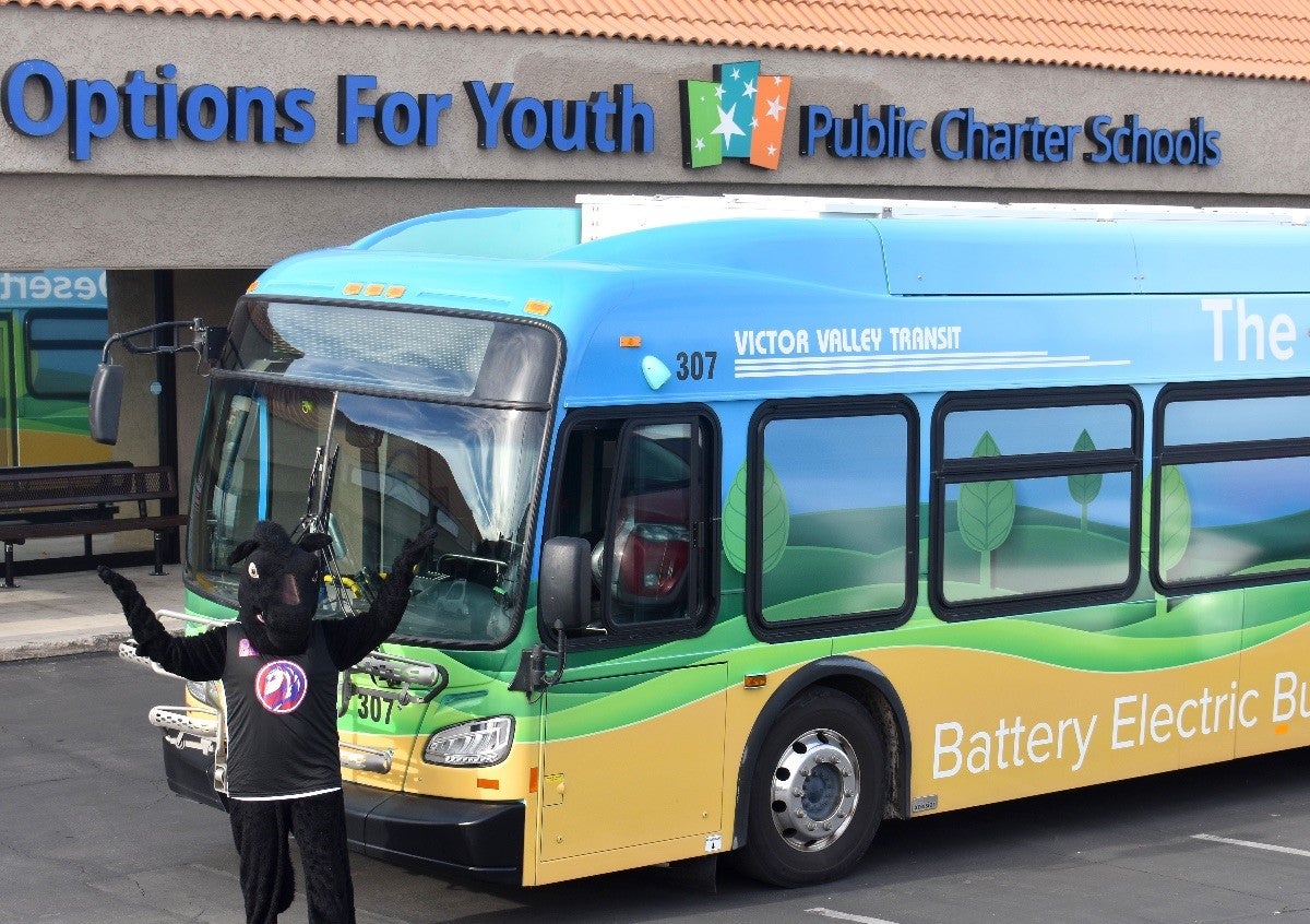 Victor Valley Transit Partners with Options for Youth in the Victor ...
