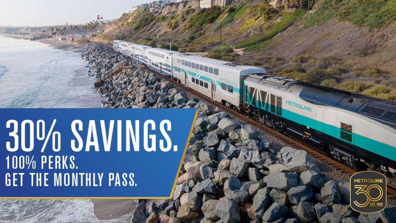 Metrolink is celebrating 30 years of service – Giving customers 30% off ...