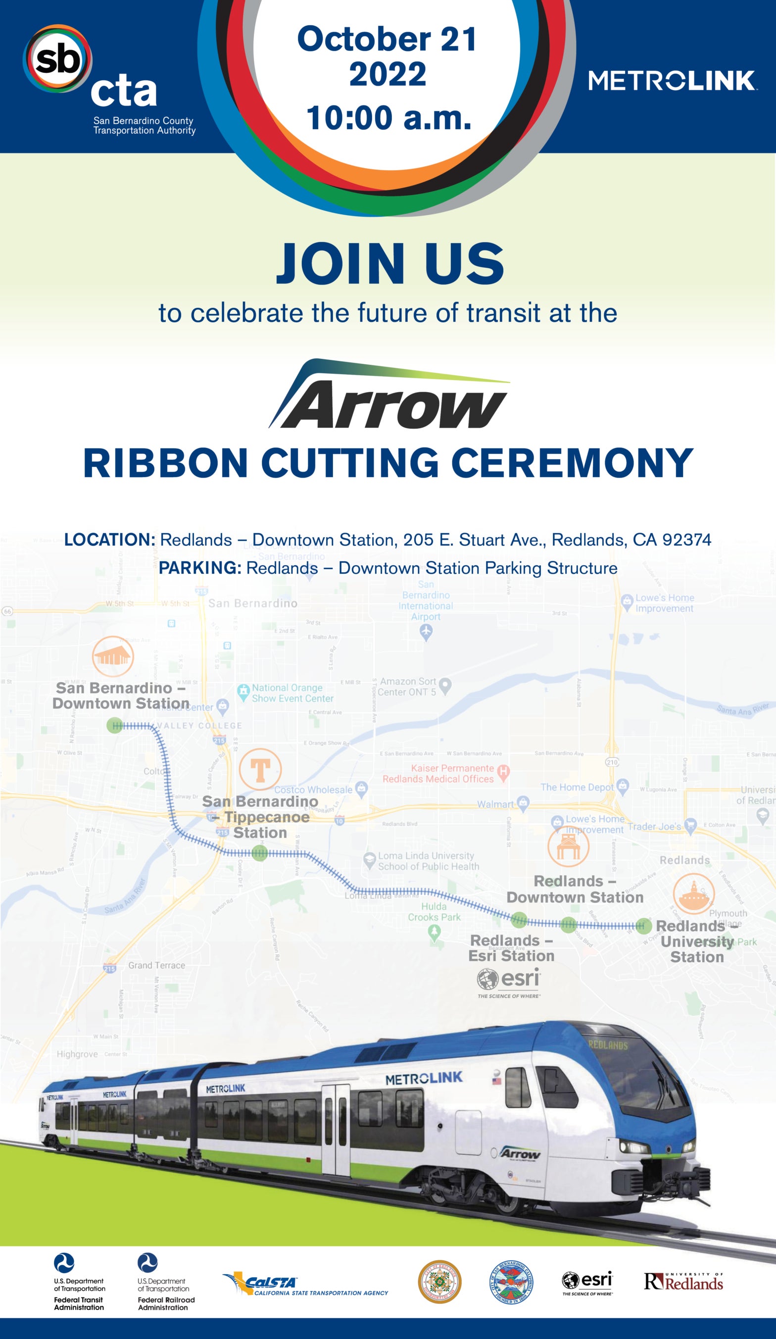 Arrow Ribbon Cutting Ceremony - SBCTA