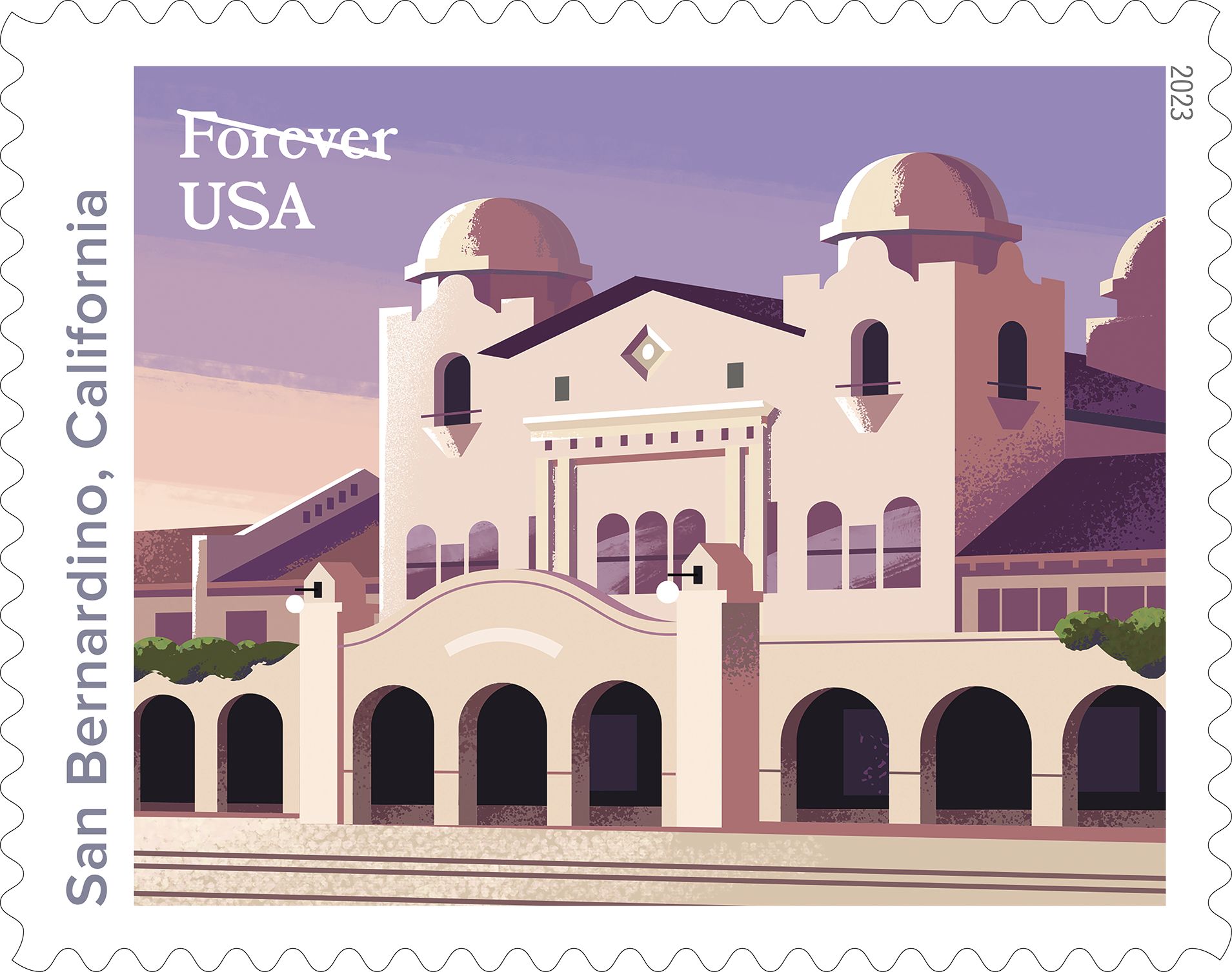 Santa Fe Station will appear in a U.S. stamp - SBCTA
