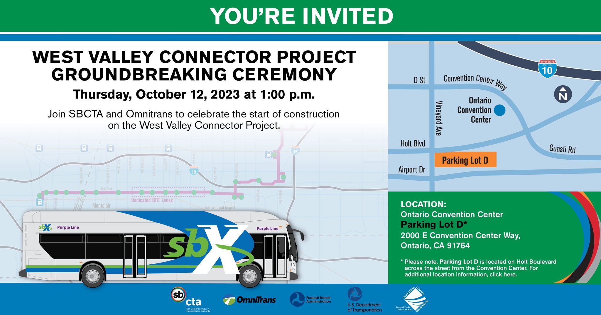 West Valley Connector Groundbreaking - SBCTA