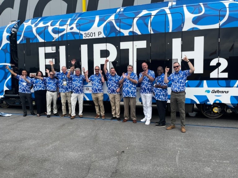 SBCTA, Stadler Unveil First-of-its-Kind Hydrogen Powered Passenger ...